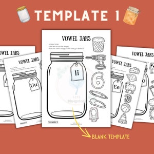 Vowel Jars | Educational Game for Toddlers Learning Vowels | Sorting ...