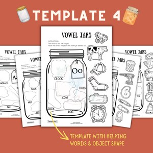 Vowel Jars | Educational Game for Toddlers Learning Vowels | Sorting ...