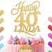 Kissing My 20's Goodbye Cake Topper Birthday Glitter Cake - Etsy