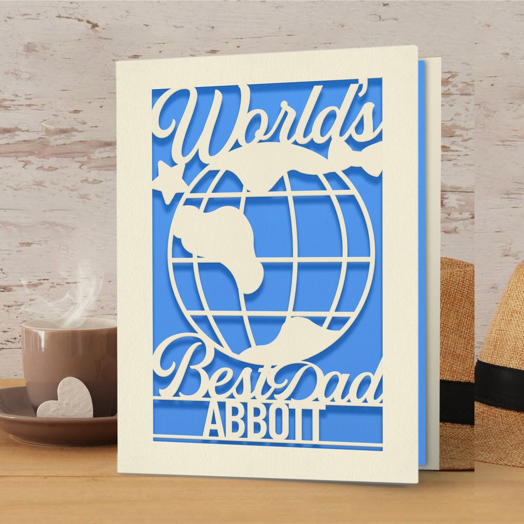 Fathers Day Card Personalized Custom Happy Father's Day Gift Wonderful ...