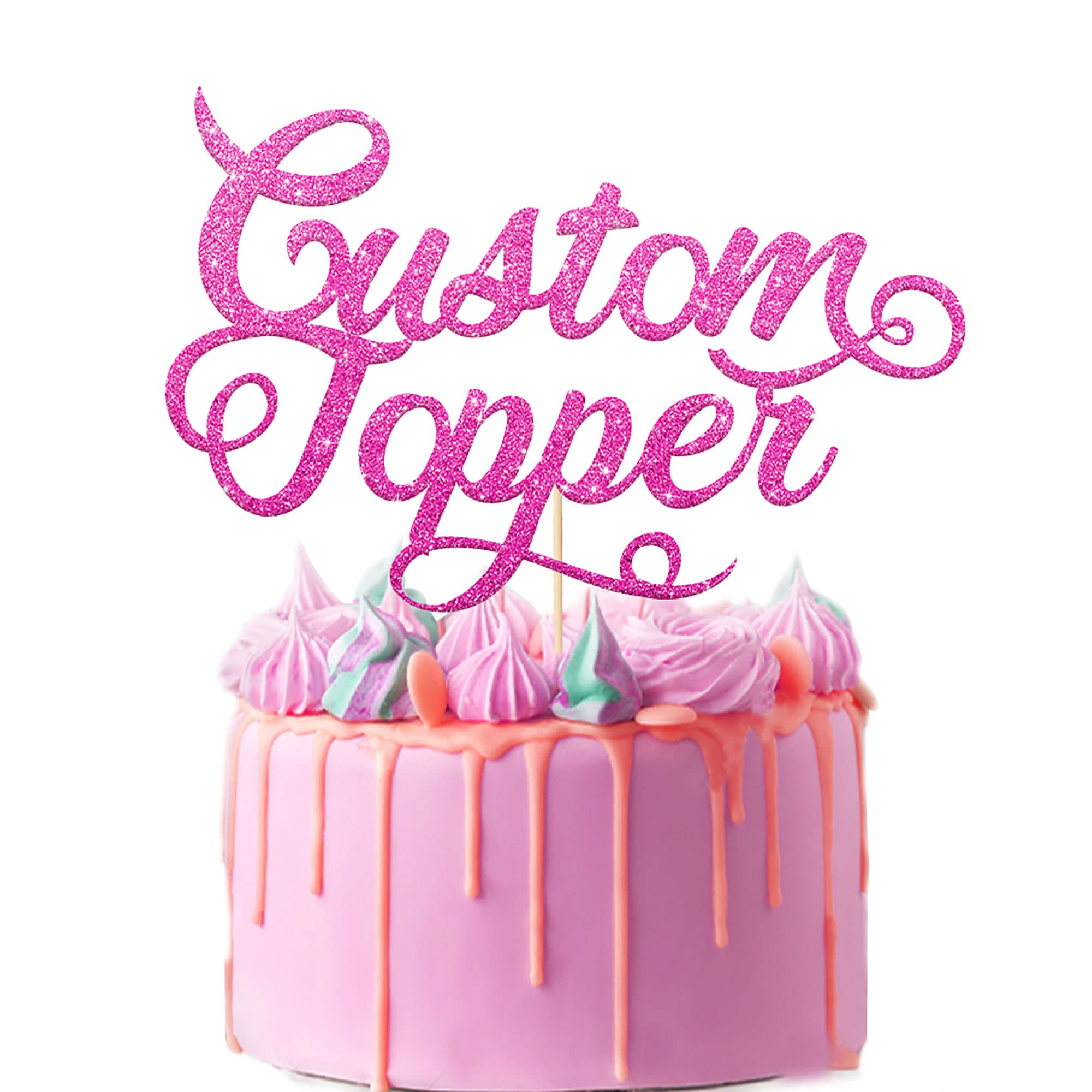 Personalized Cake Topper Custom Cake Decoration With Any - Etsy