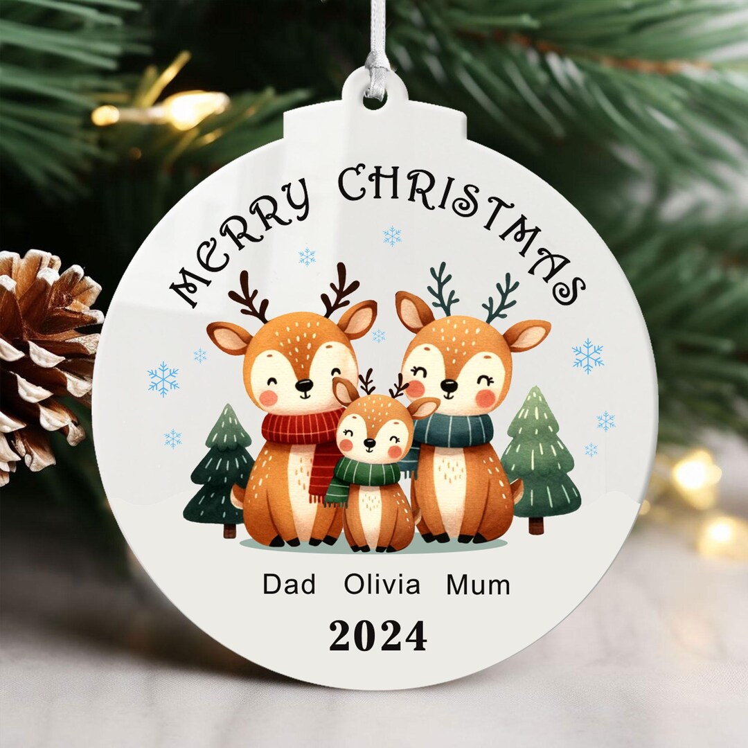 Personalized Christmas Ornaments Custom Christmas Tree Decorations ...