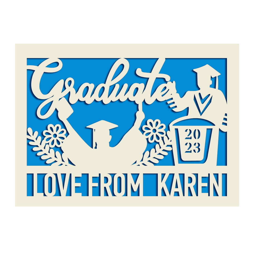 Personalized Graduation Cards for Him Her Daughter Son Graduates ...