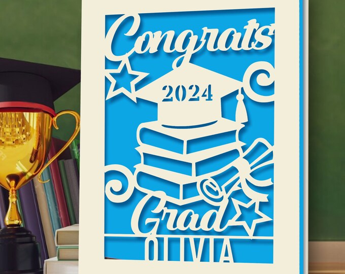 Personalized Graduation Cards for Graduates Students Friends ...