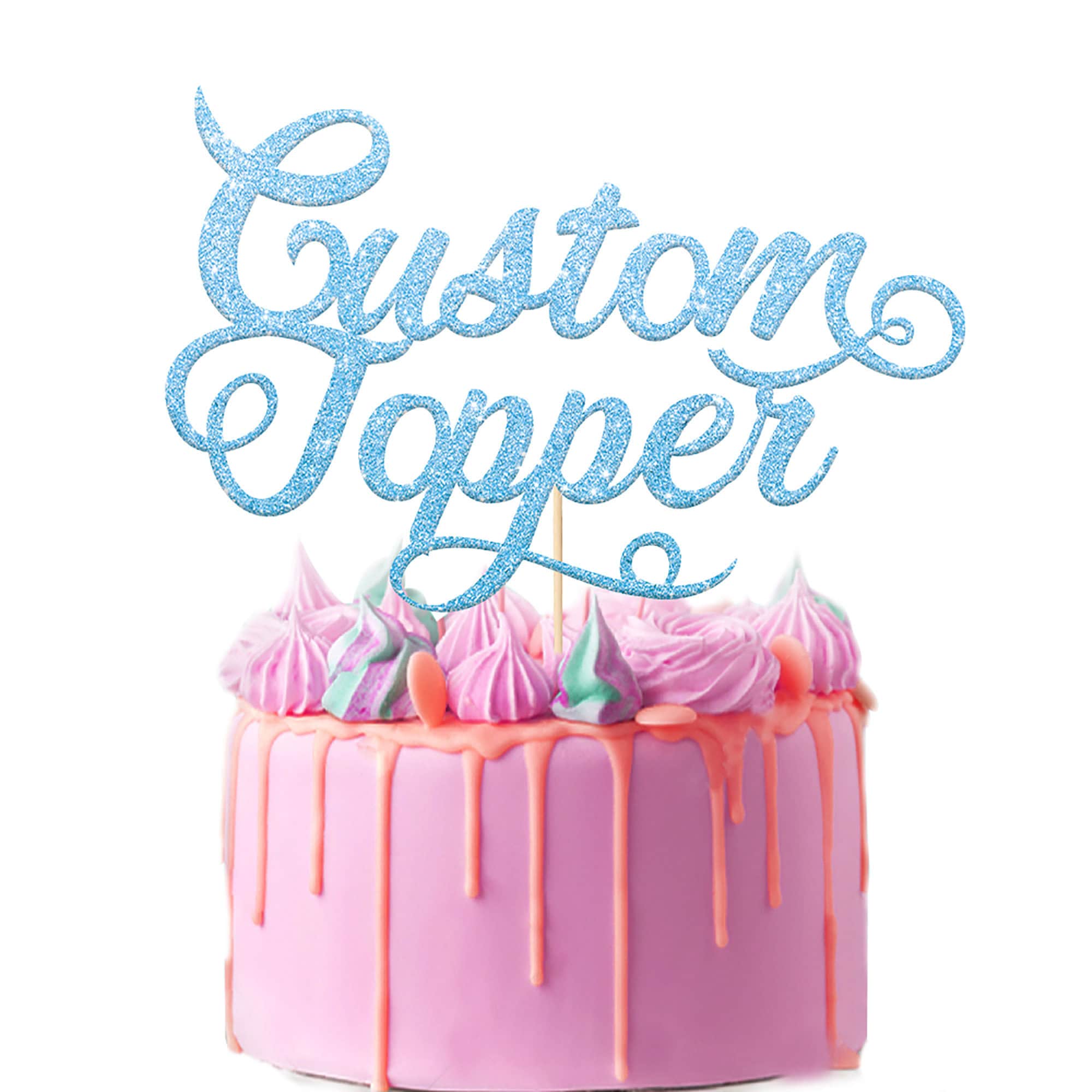 Personalized Cake Topper Custom Cake Decoration With Any - Etsy