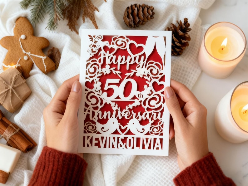 Personalized Anniversary Card Gifts Wedding Anniversary Card ...