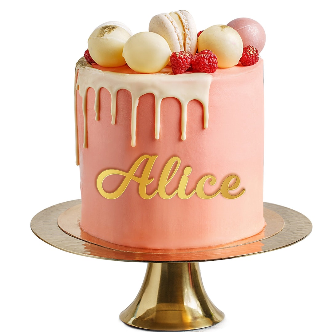 Personalized Cake Topper for Birthday Wedding With Any Text Numbers ...
