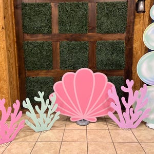 3ft Sea Shell, Under the Sea Party Prop, Bubbles Party Pops, Party ...