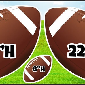 Football Field and Football Panel Party Backdrop, Party Props, Football ...