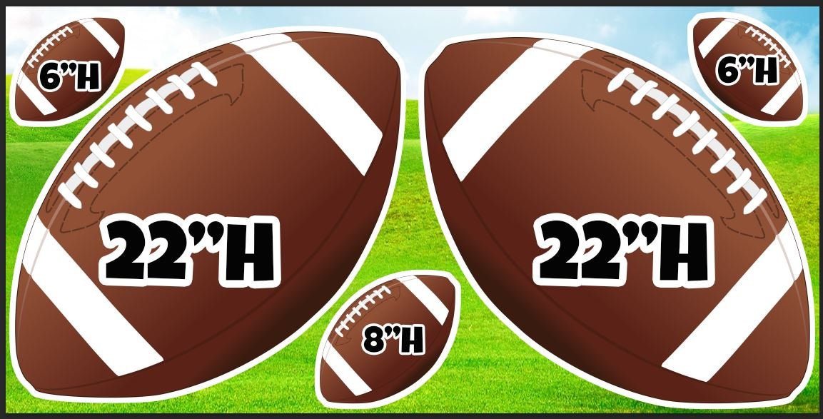 Football Field and Football Panel Party Backdrop, Party Props, Football ...