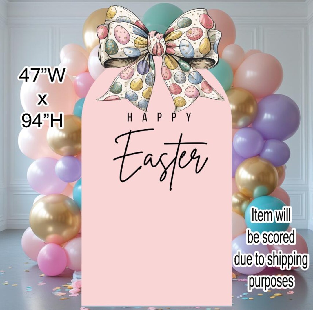 Easter Egg Bunny Arch Panel, Easter Decor, Easter Party,bunny Decor ...