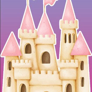 BF900-3QS-SB Sand Castle, Princess Castle, Party Props, Backdrops ...