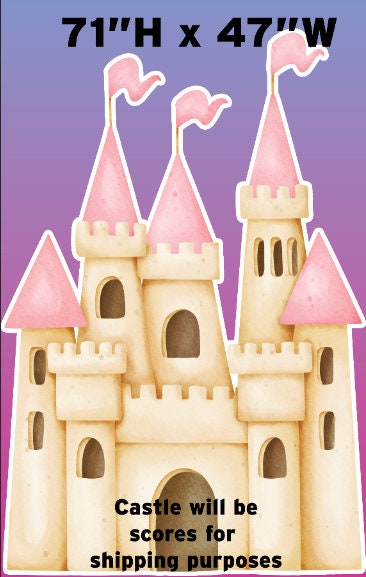 BF900-3QS-SB Sand Castle, Princess Castle, Party Props, Backdrops ...