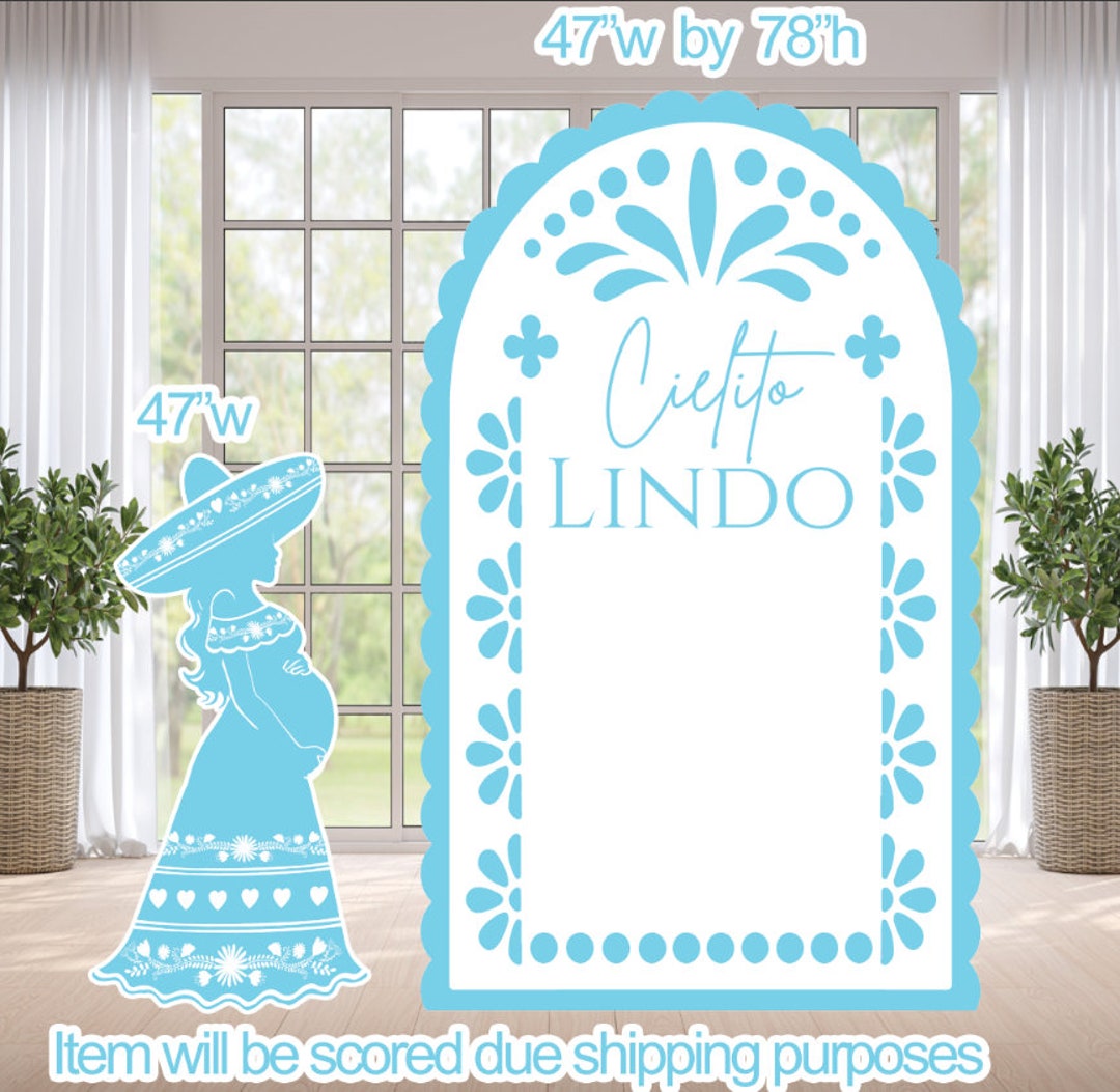 Mexican Panel, Talavera Arch Panel, Cielito Lindo Panel, Party Props ...