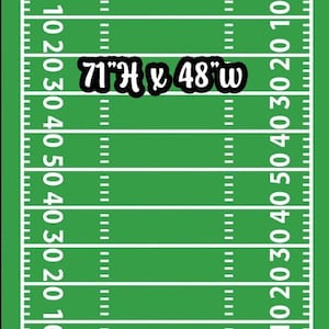 Football Field and Football Panel Party Backdrop, Party Props, Football ...