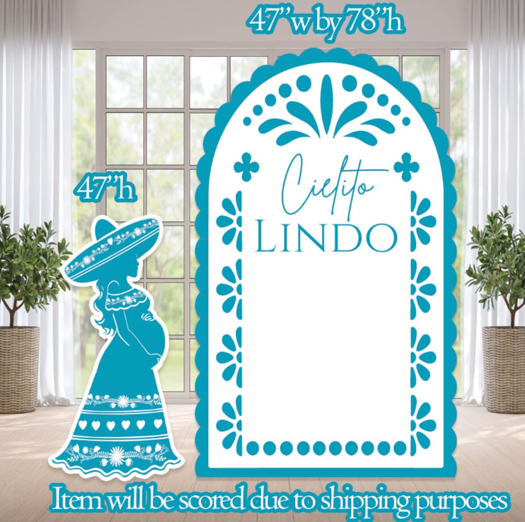 Mexican Panel, Talavera Arch Panel, Cielito Lindo Panel, Party Props ...