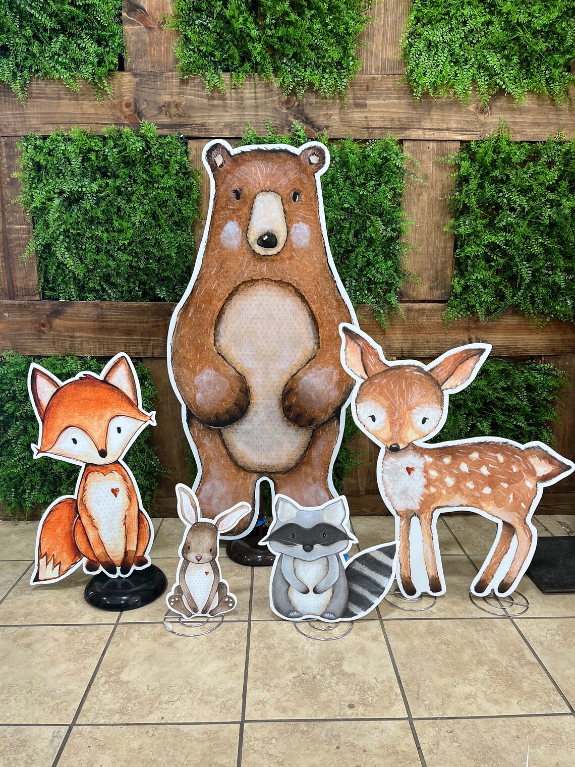 Woodland Animals, Party Decor, Birthday Decor, Baby Shower Decor, Party ...
