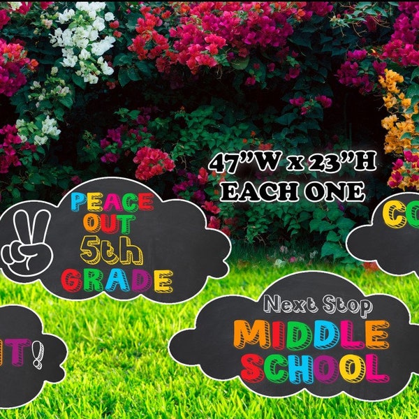 5th Grade Graduation Yard Sign - Etsy
