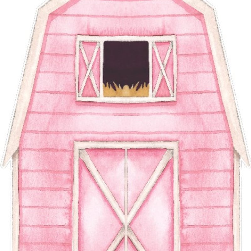 Pink Farm Birthday Decor - Etsy