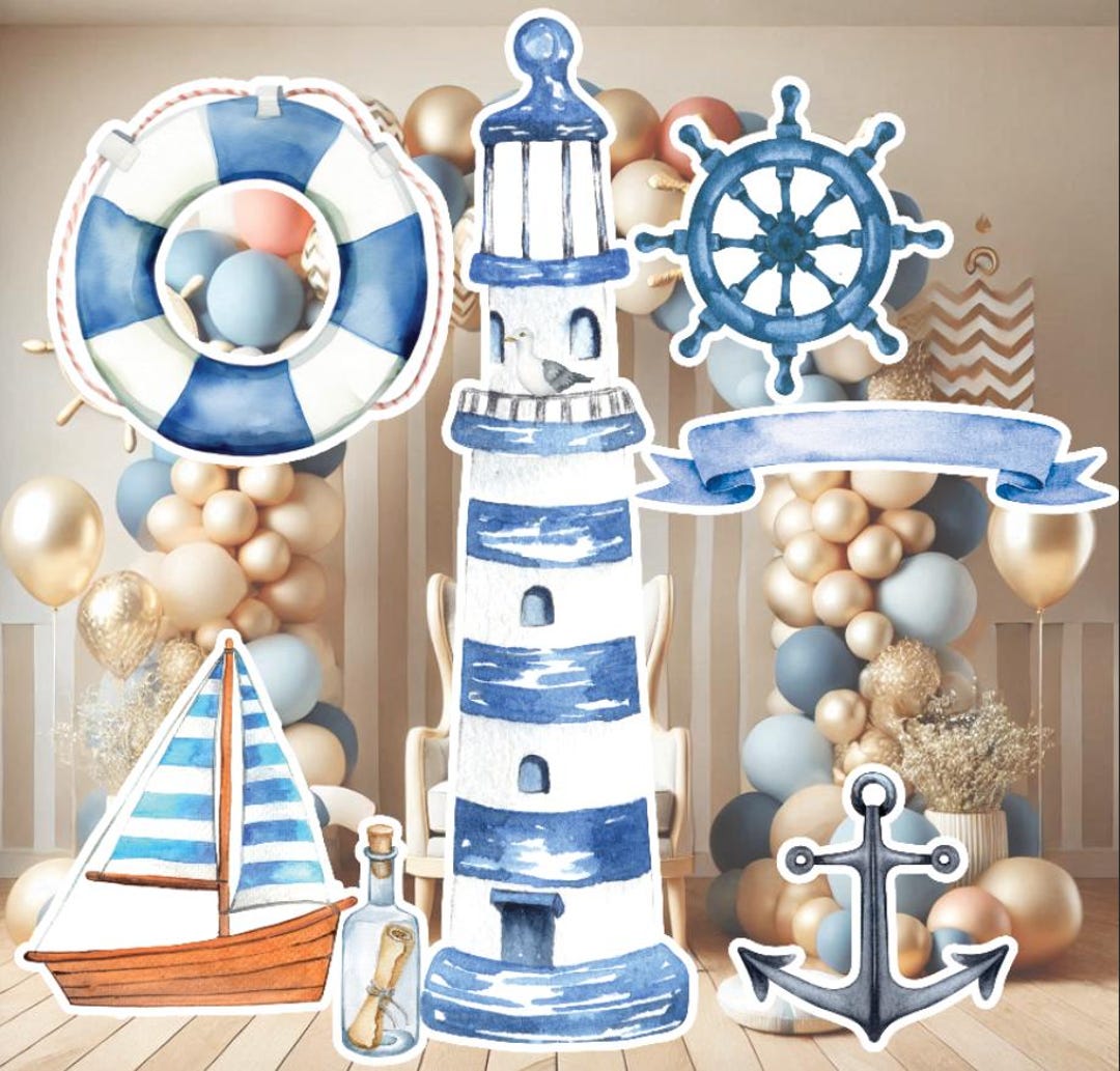 Nautical Props, Coroplast, Nautical Party, Lighthouse, Props, Party ...