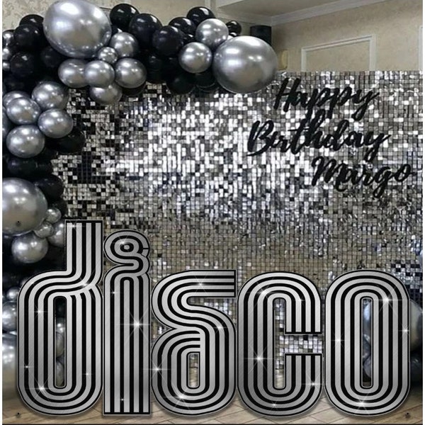 Disco Gold Letters - Etsy