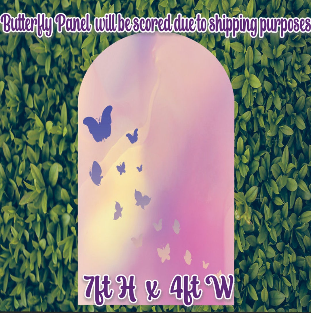 Butterfly Panel, Purple, Pink Party Decor, Party Props, Party Backdrops ...