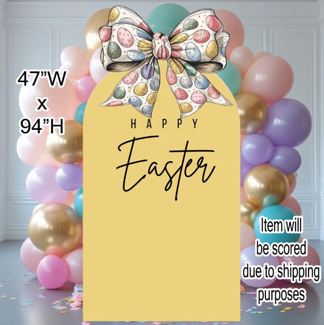 Easter Egg Bunny Arch Panel, Easter Decor, Easter Party,bunny Decor ...