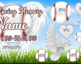 In Memory Yard Sign - Etsy