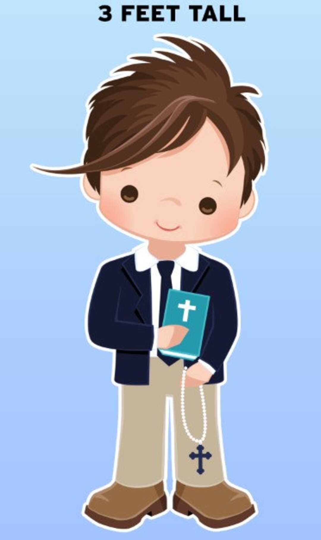 Baptism/first Communion Skin Tone Coroplast Cutouts Lawn Sign Yard ...