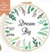 Floral Letter D Embroidery Pattern Initial Monogram Alphabet Custom ...