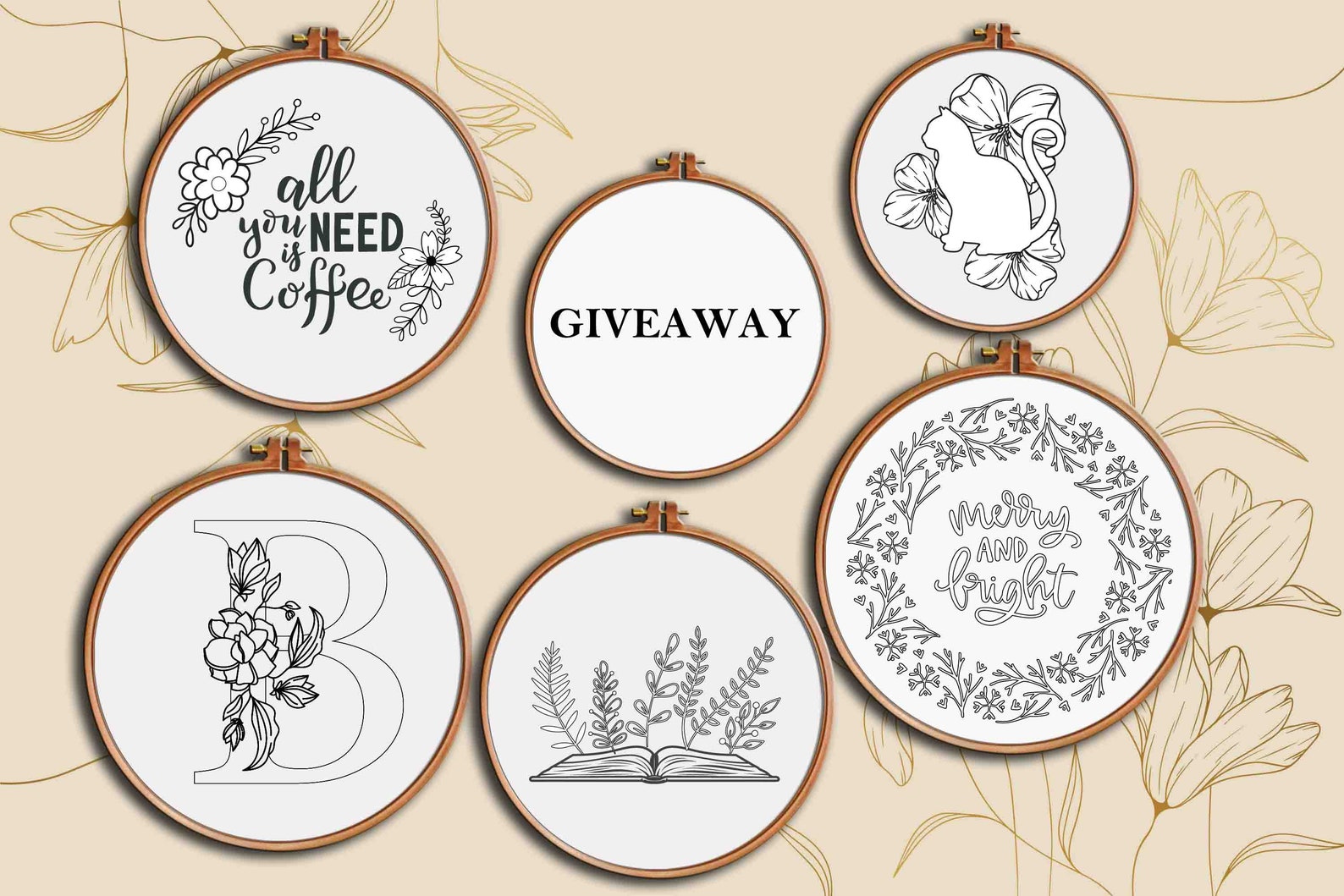 House Plants Embroidery Pattern Pdf for Instant Download - Etsy