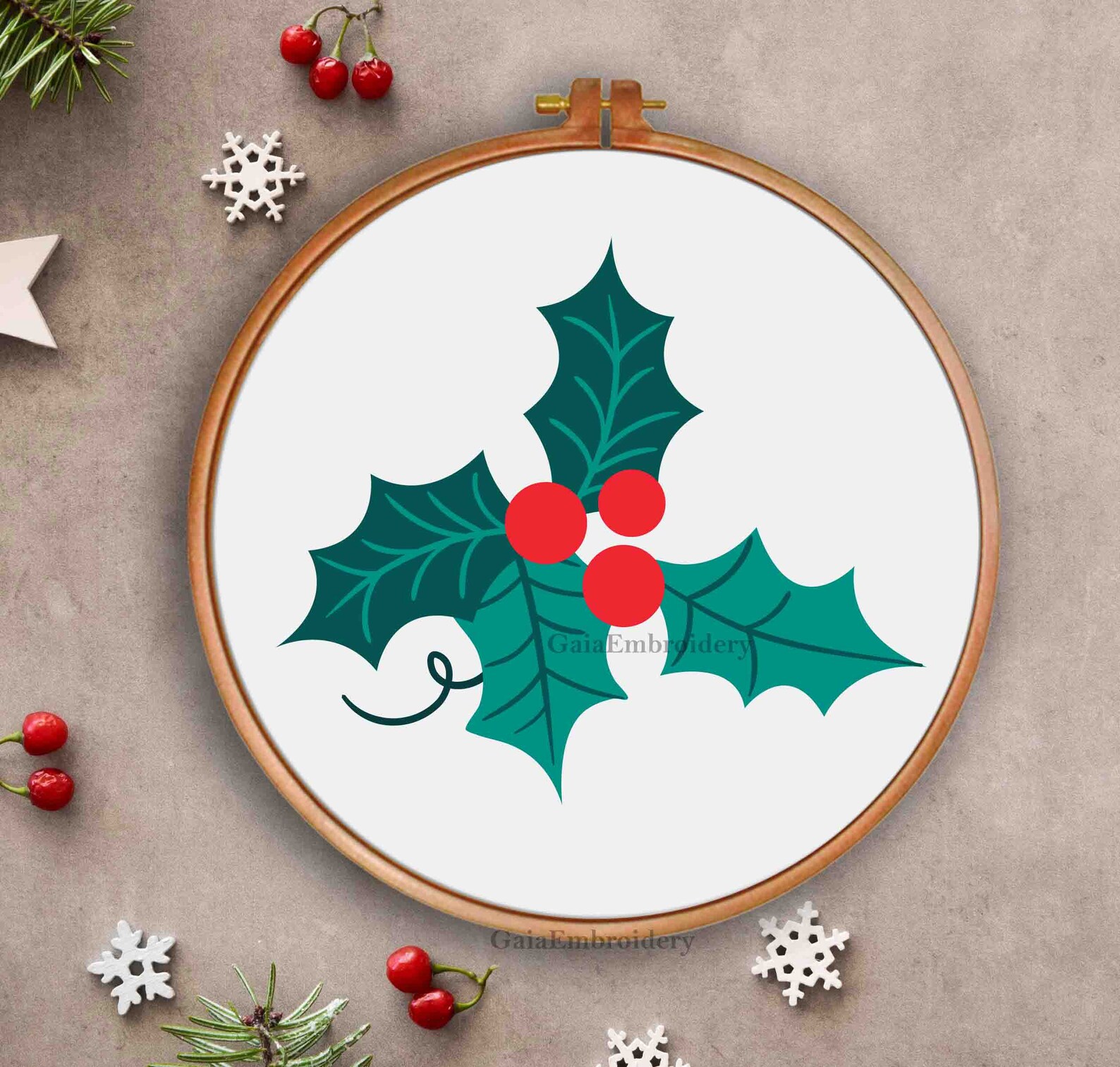 Mini Christmas Embroidery Pattern Instant Download Mini Christmas ...