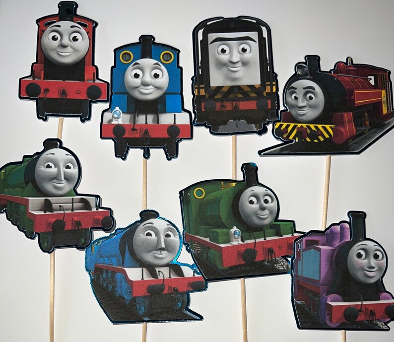 Thomas the Tank Engine and Friends Cake Topper Set - Etsy