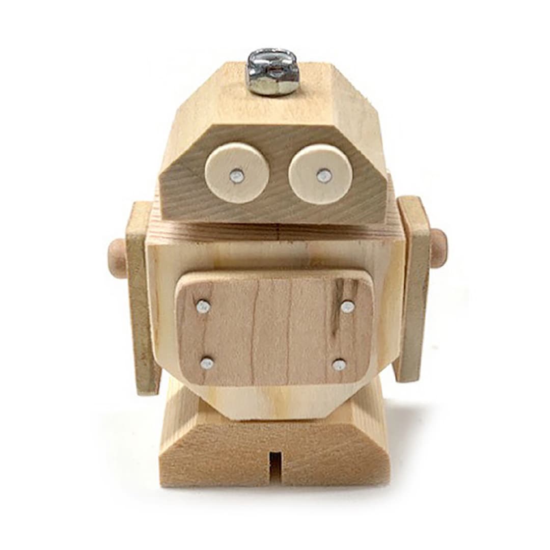DIY Robot Building Craft Kit for Kids/beginner Woodworking - Etsy