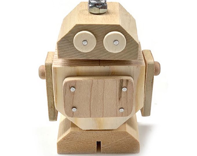 DIY Robot Building Craft Kit for Kids/beginner Woodworking - Etsy