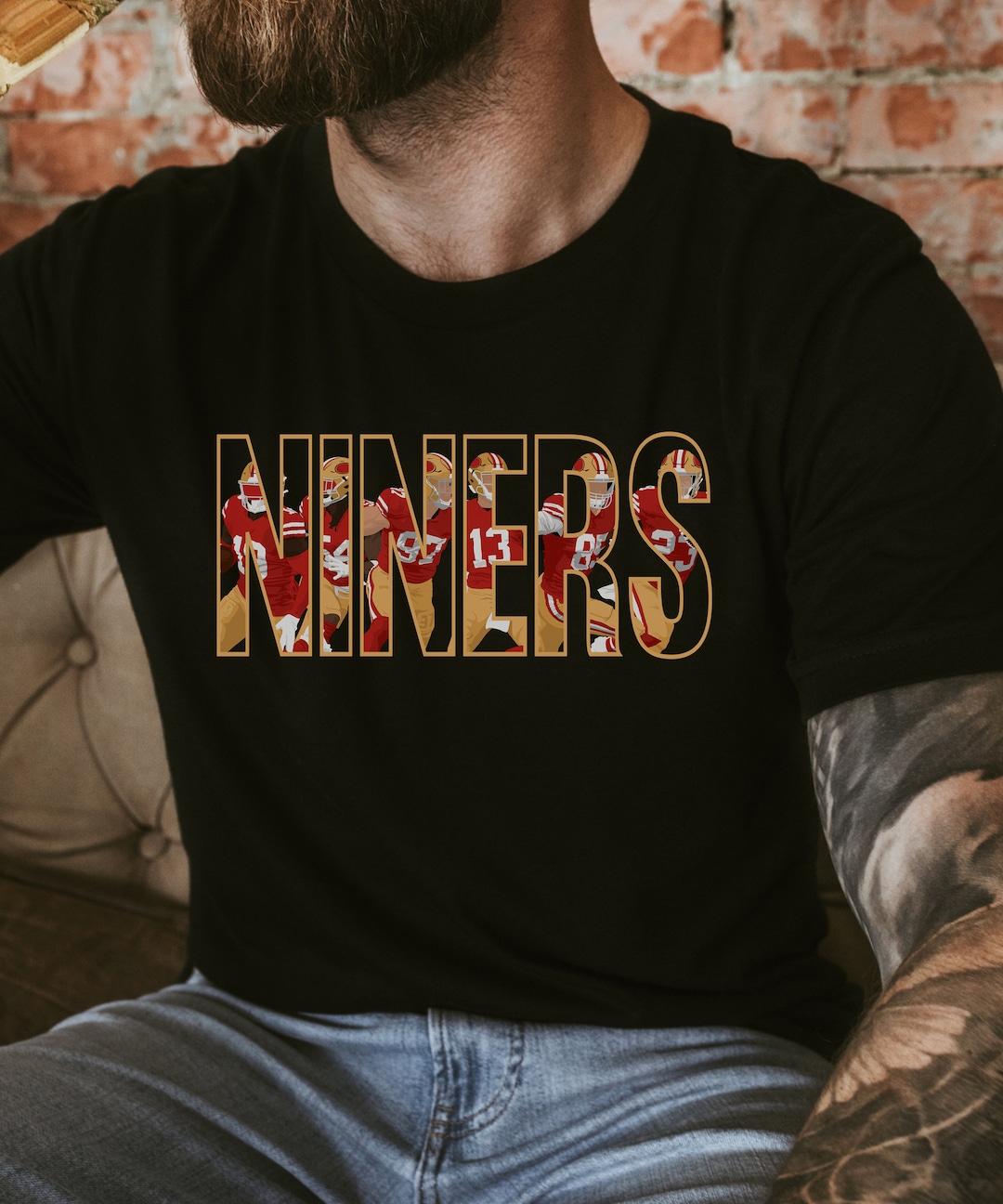 San Francisco NINERS- Unisex T-shirt - Etsy