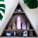 Crystal Shelf.decorative Triangular Shelf. Handmade. Altar Shelf ...