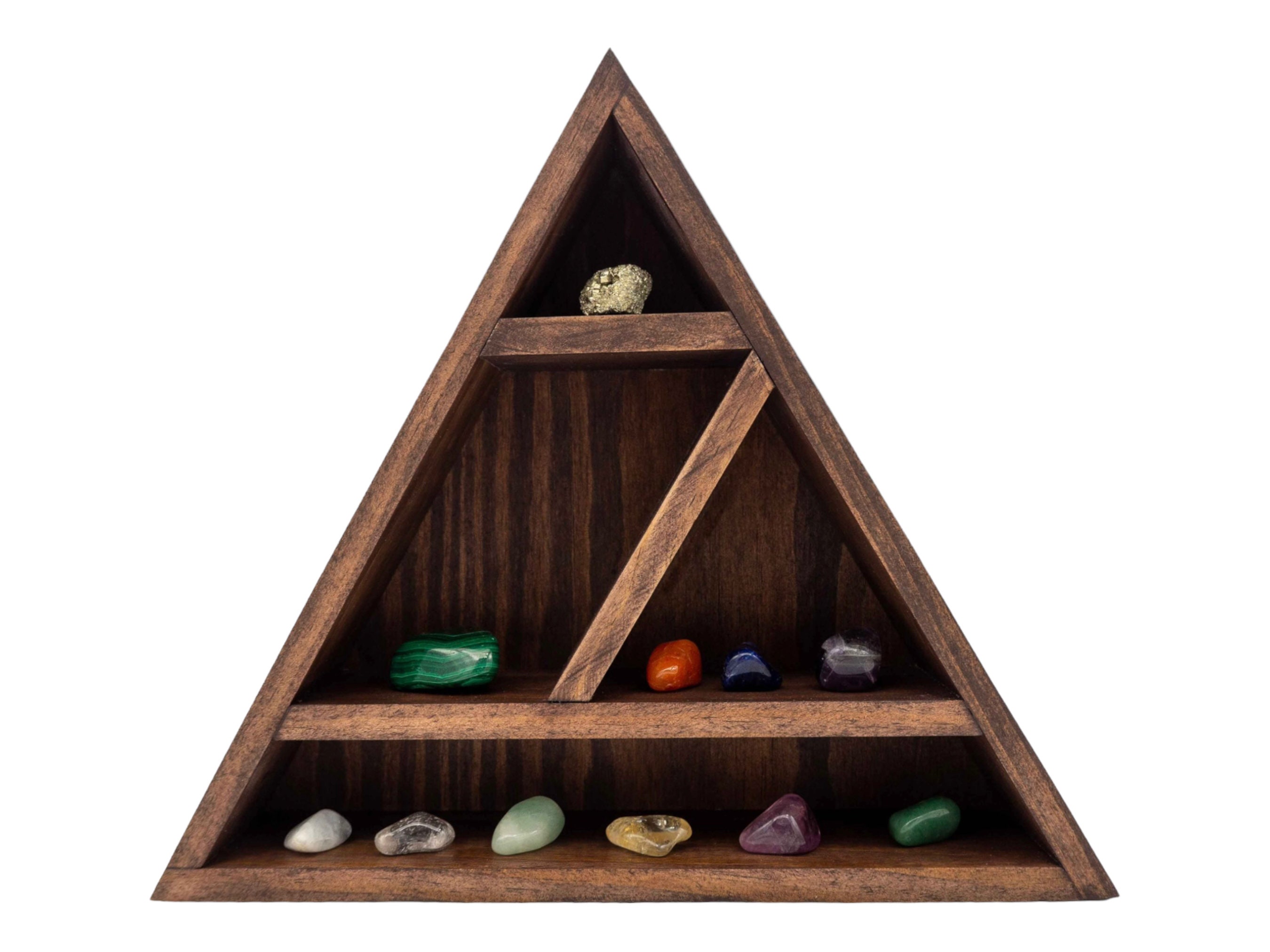 Crystal Shelf.decorative Triangular Shelf. Handmade. Altar Shelf. Organisation of Healing ...