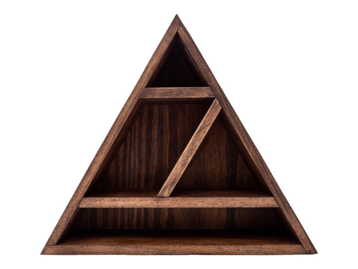 Crystal Shelf.decorative Triangular Shelf. Handmade. Altar Shelf ...
