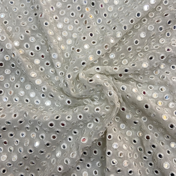 Mirror Work Fabric - Etsy