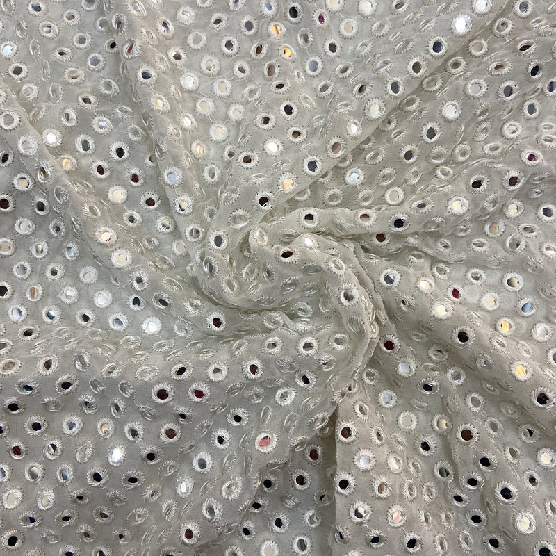 Mirror Work Fabric - Etsy