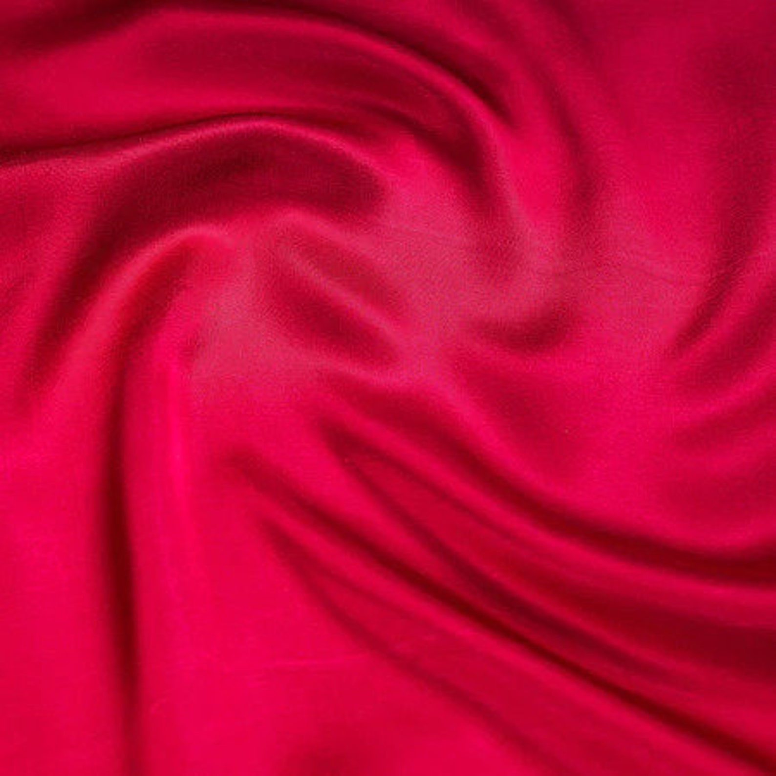 Amaranth Red Viscose Plain Modal Silk Fabric for Dress, One-piece ...