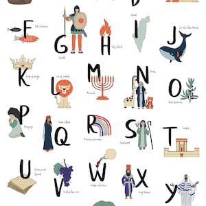 BIBLICAL ALPHABET - Etsy