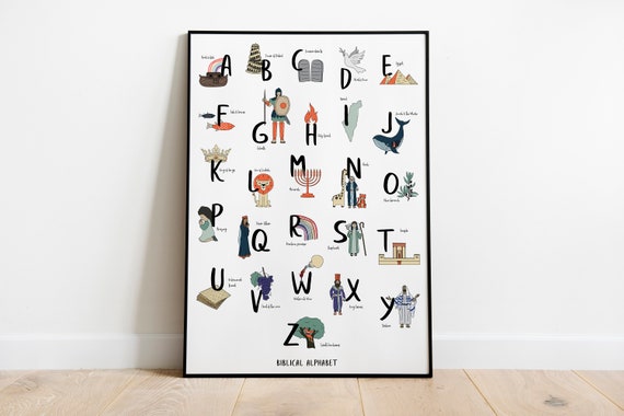 BIBLICAL ALPHABET | Etsy