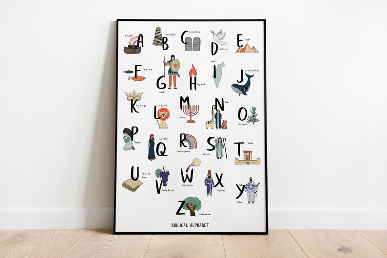 BIBLICAL ALPHABET - Etsy