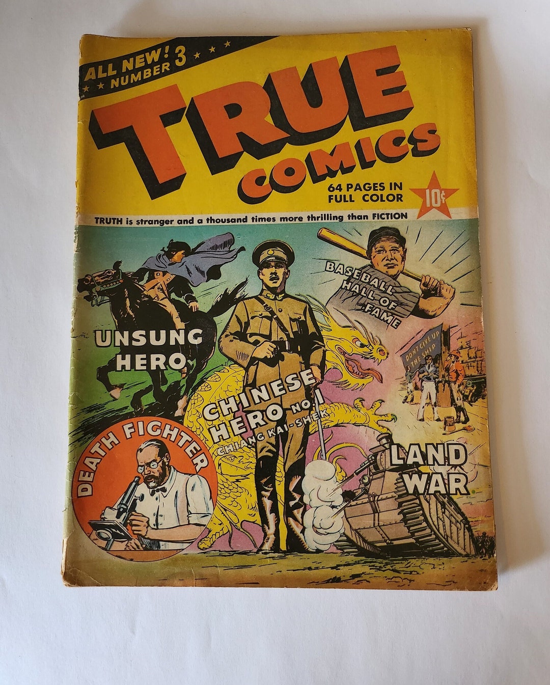 True Comics Issue 3 1941 WWII Comic Book - Etsy