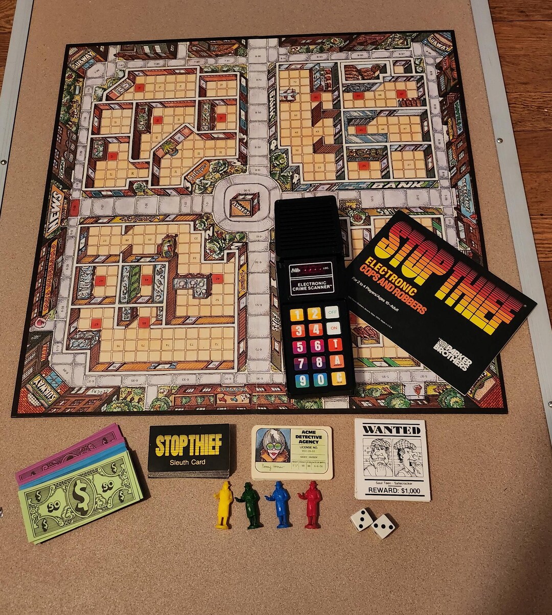Ready for Game Night! Vintage Stop Thief Electronic Board Game is in ...