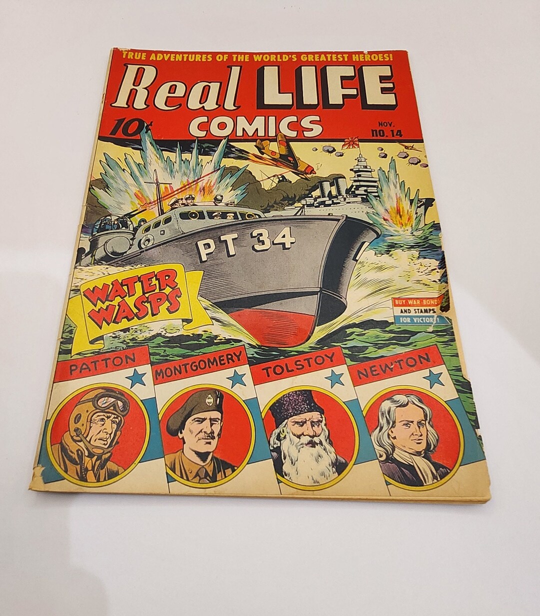 Real Life Comics Nov. 1943 Issue #14 - Etsy