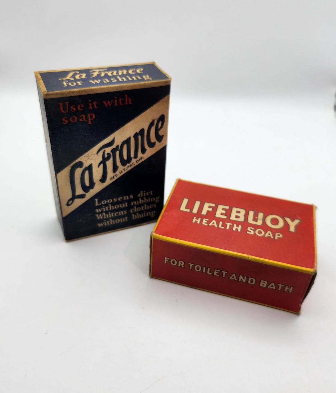 Vintage Lifebuoy and La France Soaps. Lifebuoy Soap From 1940s and a ...