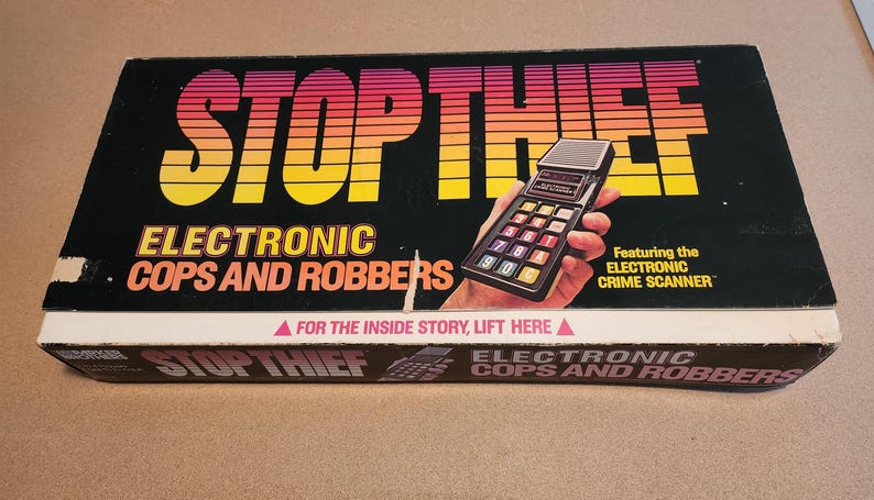 Ready for Game Night! Vintage Stop Thief Electronic Board Game is in ...